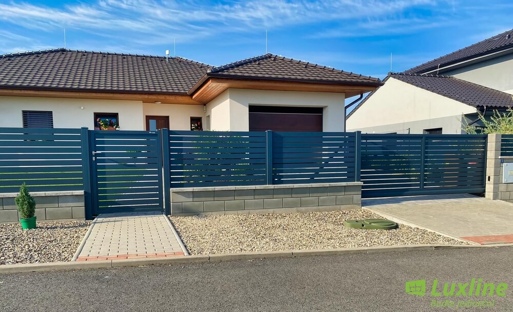 Plaňkové branky - Hliníkové ploty - Luxline.cz